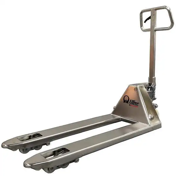 GS EVO INOX 25 Manual Pallet Truck with 1550 X 525 mm Fork Size for ...