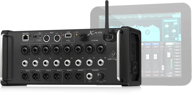 Behringer X Air Xr16 16-channel Tablet-controlled Digital Mixer ...