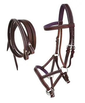 Cowhide Genuine English Leather Show Horse Crossover | Crossunder ...