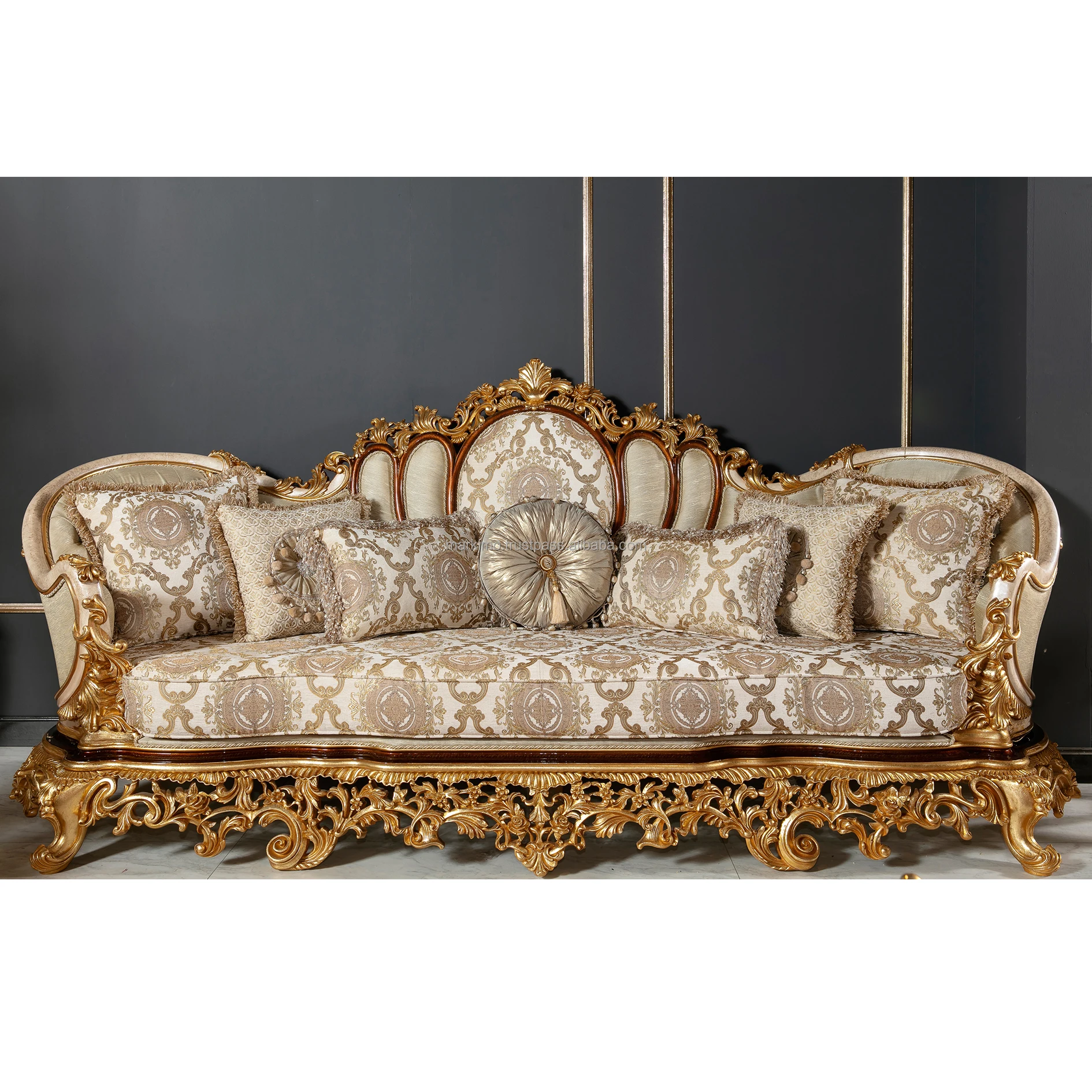 Turkish Middle East Eastern Luxury Antique Royal Hand Carved Sofa Set ...