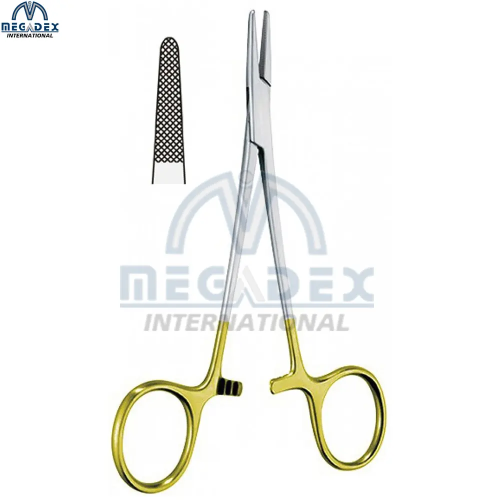 Mayo Hegar Needle Holder Surgical Needle Driver With Tungsten Carbide ...