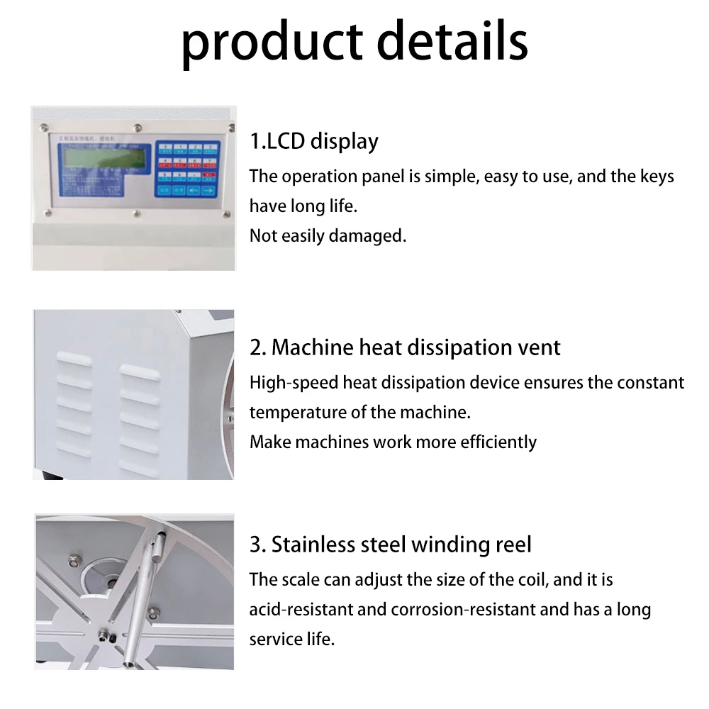 Touch Screen Semi-Automatic Wire Cable Tying Machine