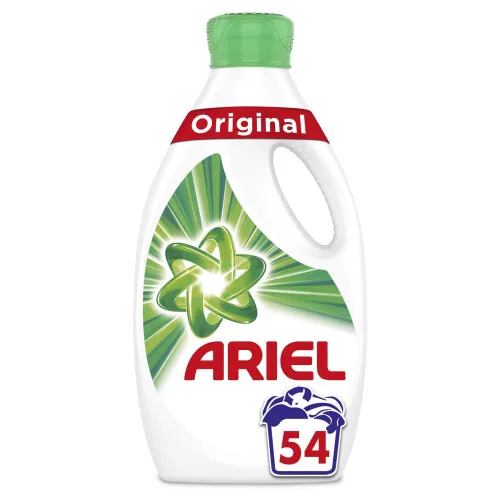 Ariel Original Washing Liquid Gel,Pre Treat For Tough Stains,1.890l/54 ...