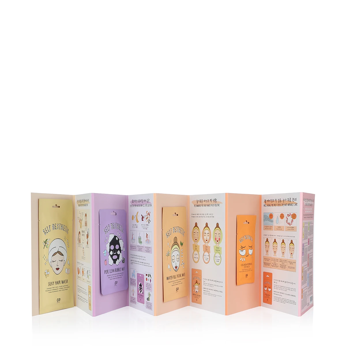 Korean Foot Hand Nose Hair Facial Skincare Mask G9skin Self Aesthetic ...