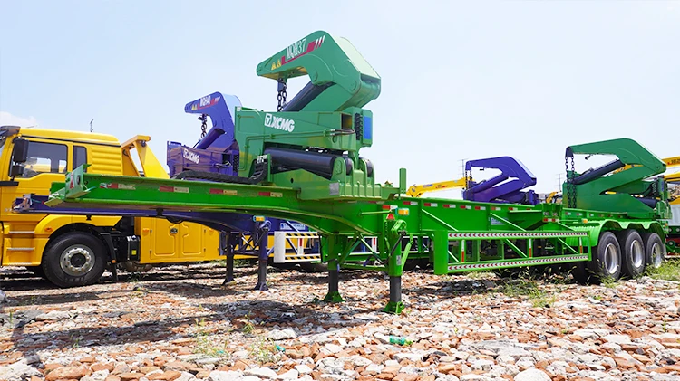 20ft 40ft Container Side Lifter Side Loader Trailer Truck Sidelifter ...