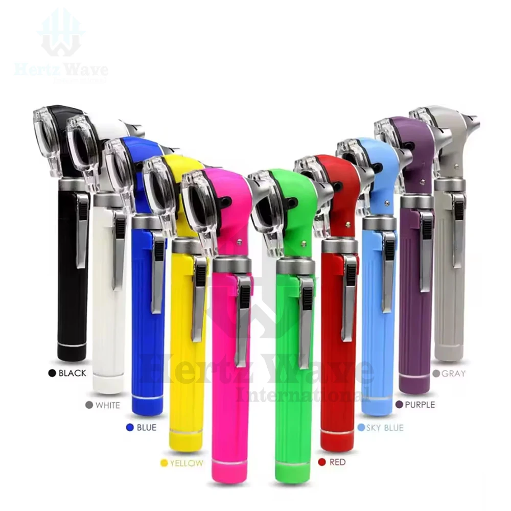 Portable Hospital Otoscope Led Fiber Optic Mini Digital Otoscope ...