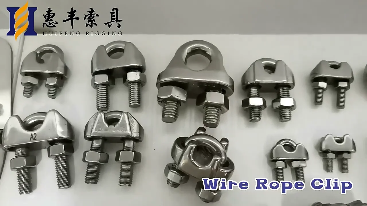 Wire Rope Fitting 316 Stainless Steel Single Hole Wire Rope Clip Cable ...