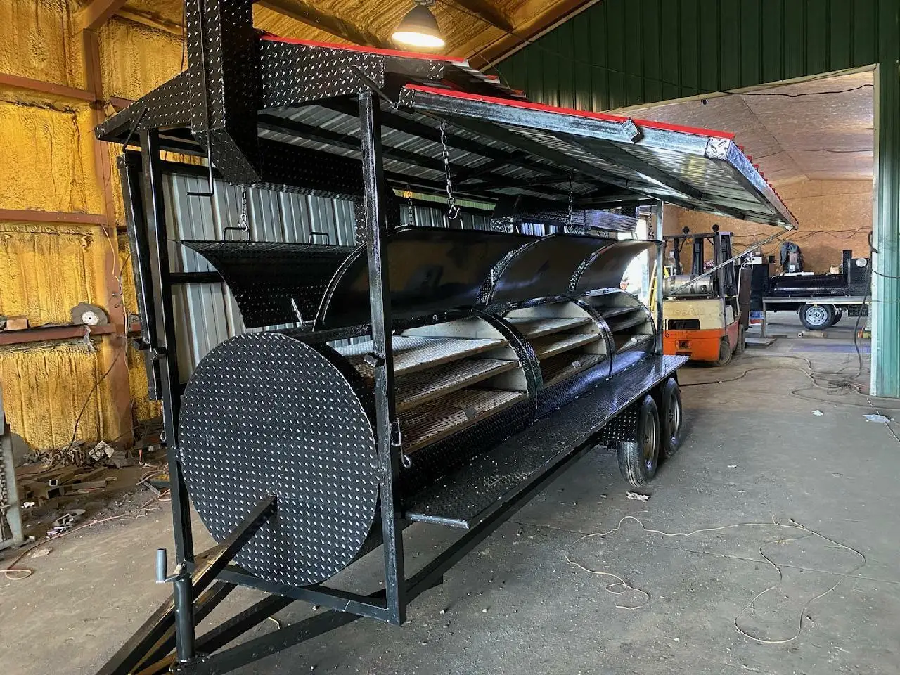 Mega Grill Master Roof Bbq Smokee Cooker Trailer Mobile Food Truck ...