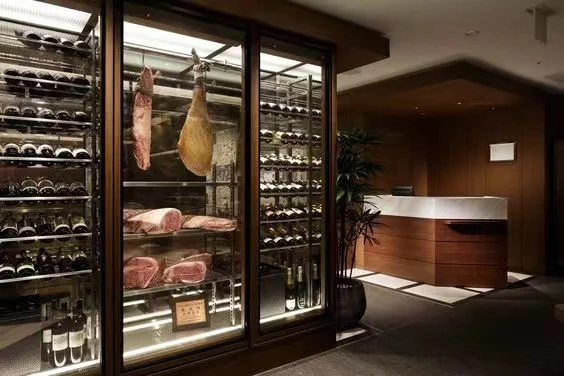 Large Meat Refrigerator - Beef Aging Fridge for Restaurants