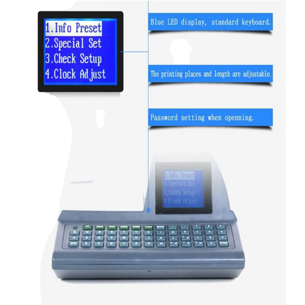 W360 Cheque Writer - Intelligent Automatic Full-Keyboard Printing