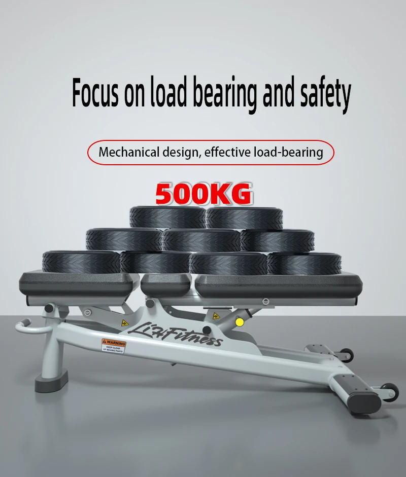 Gym Commercial Dumbbell Stool Professional Adjustable Bench Multi ...
