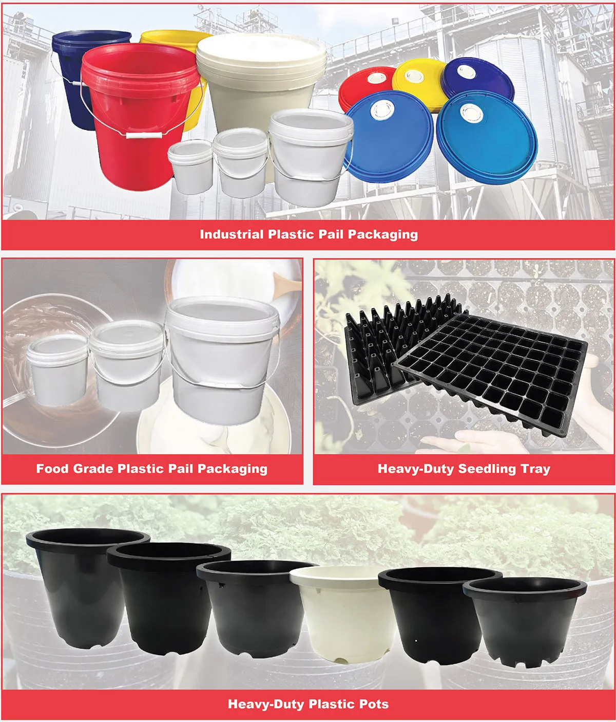 ISO Quality 7L Tapered Pail (Ezylid) Food Grade Bucket With Lid Leak ...