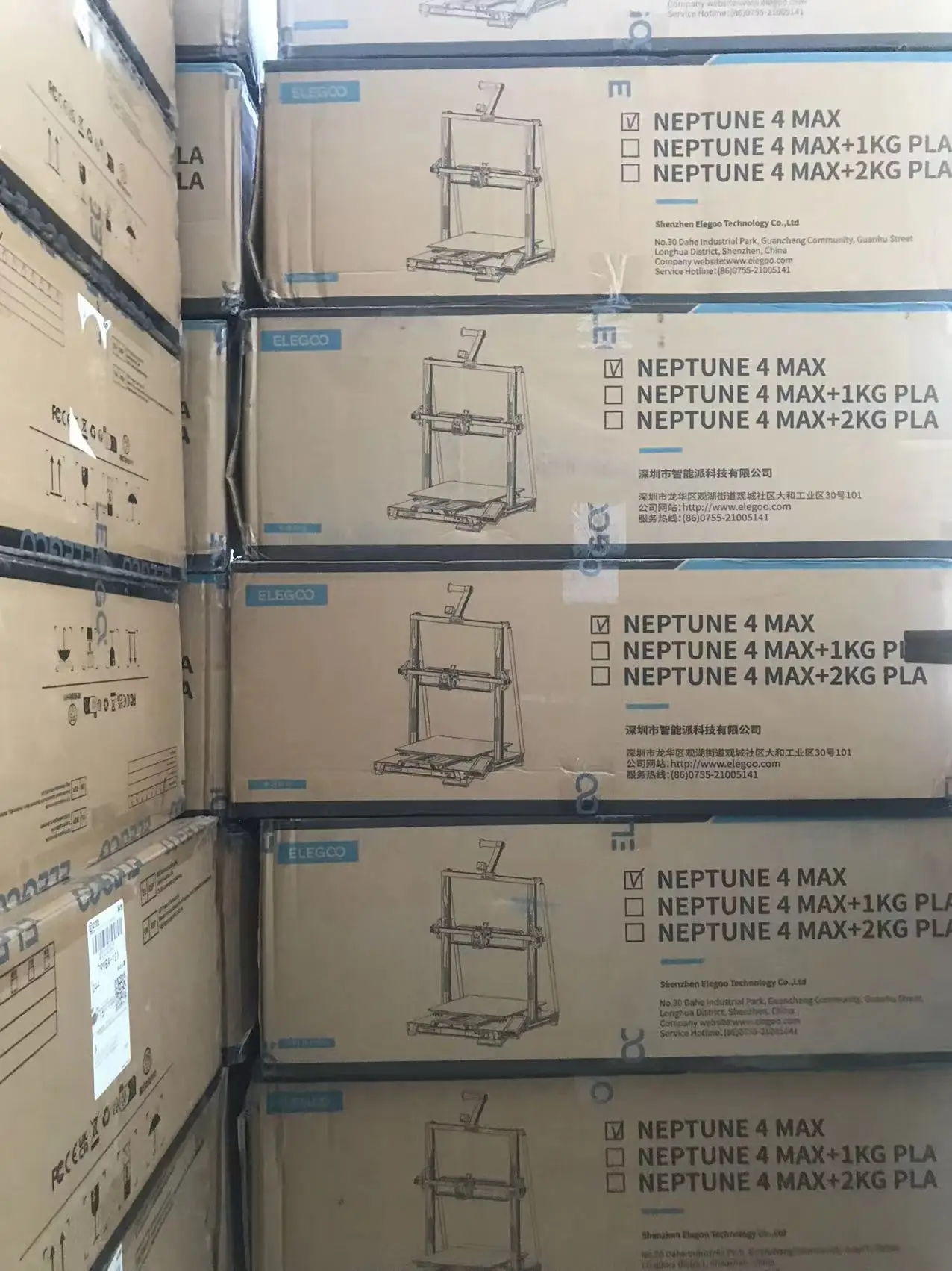 Elegoo Neptune 4 Max 3d Printer For Large Size 420*420*480mm Fdm ...