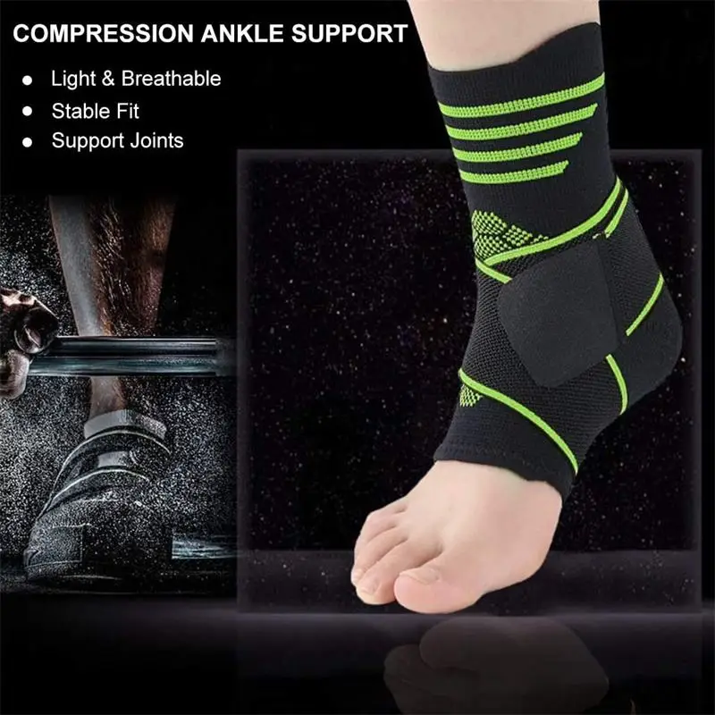 Professional Sports Elastic Ankle Support Bandage Guard Gym Protection ...