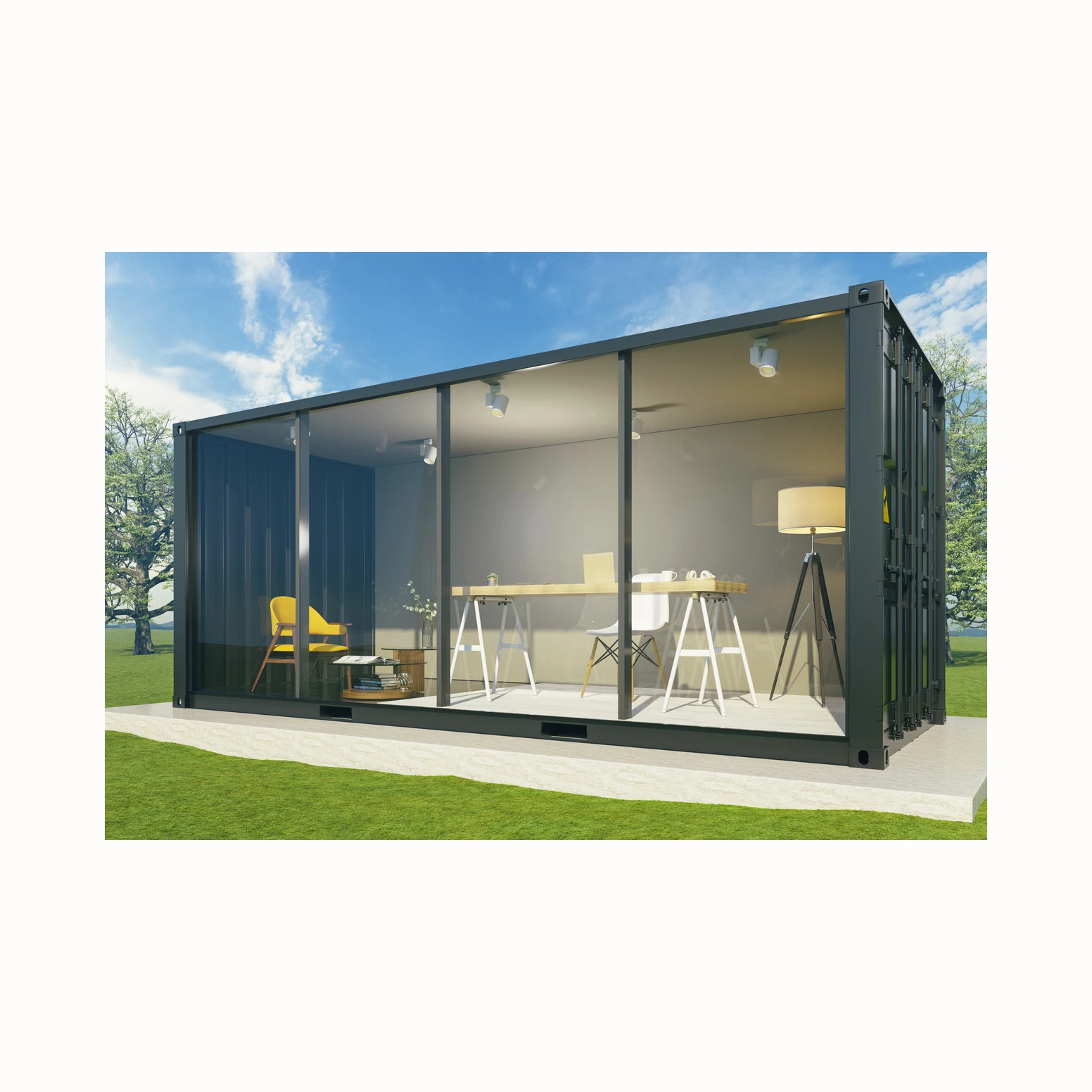 20 Feet Container Side Open Container With Side Wall Open Opening Metal ...