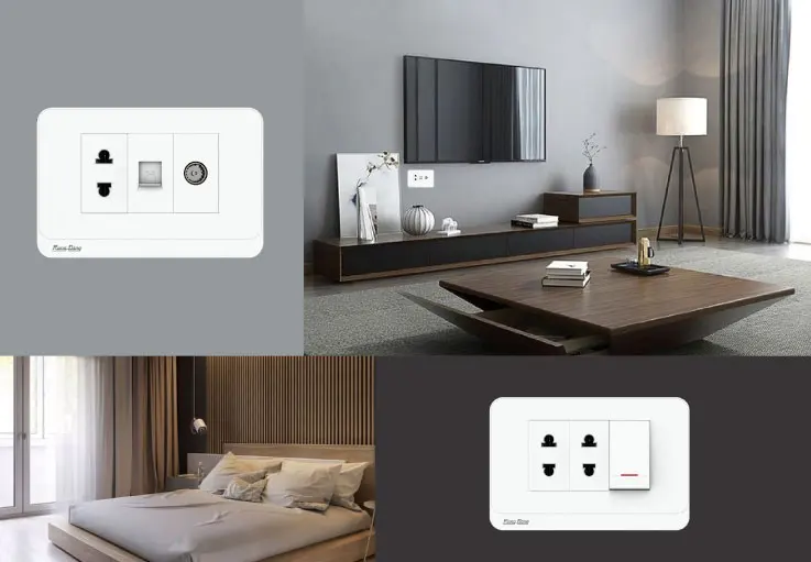 Universal Outlet Socket Wall Plates 1 2 3 Gang Electrical Home ...