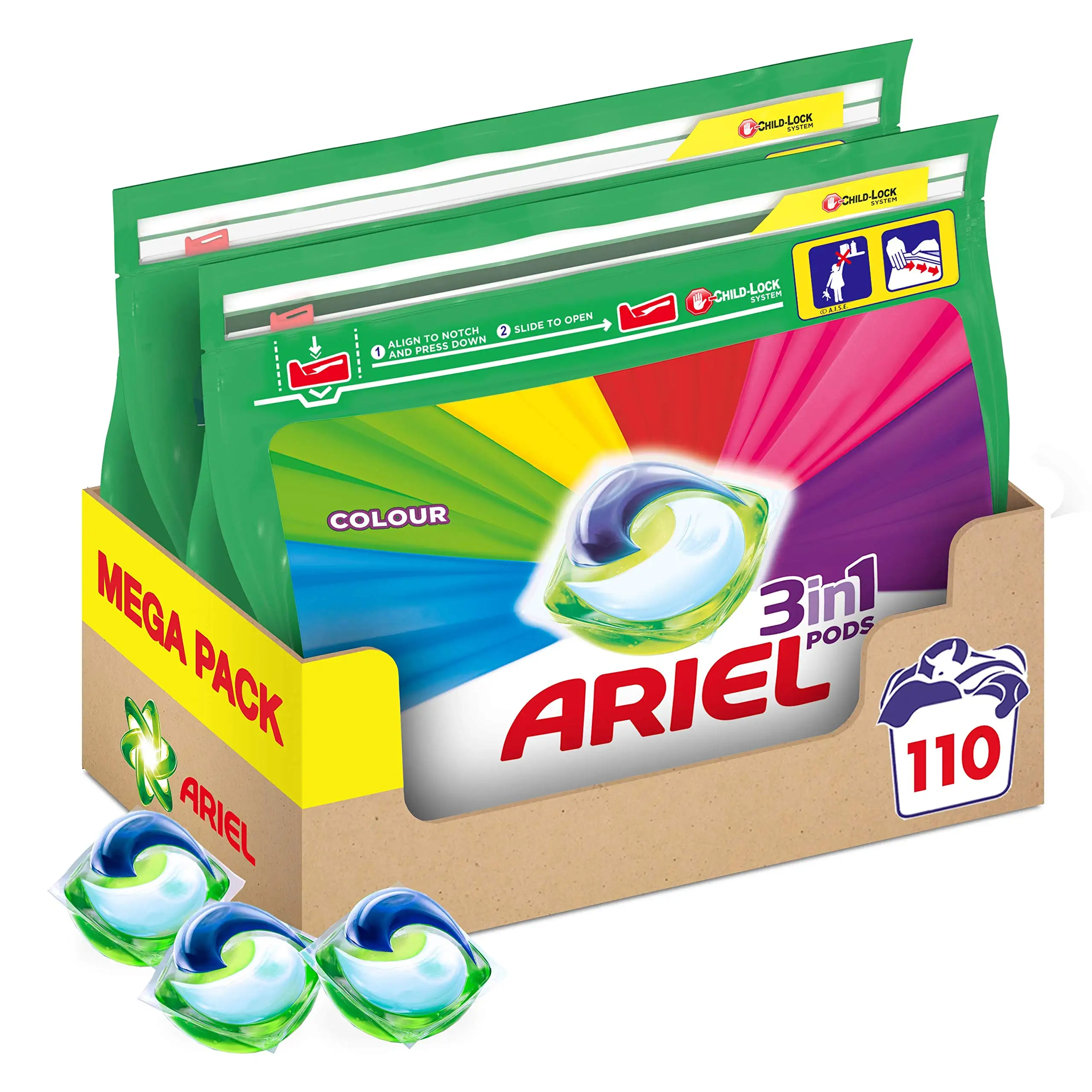 Ariel Colour HD Washing Liquid - 4 Litre Laundry Detergent