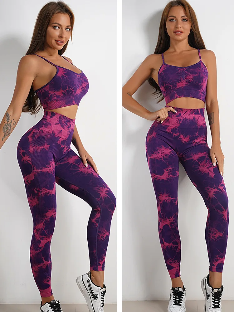 Custom Active Wear Set Women Gym Workout Seamless Athletic Wear ...