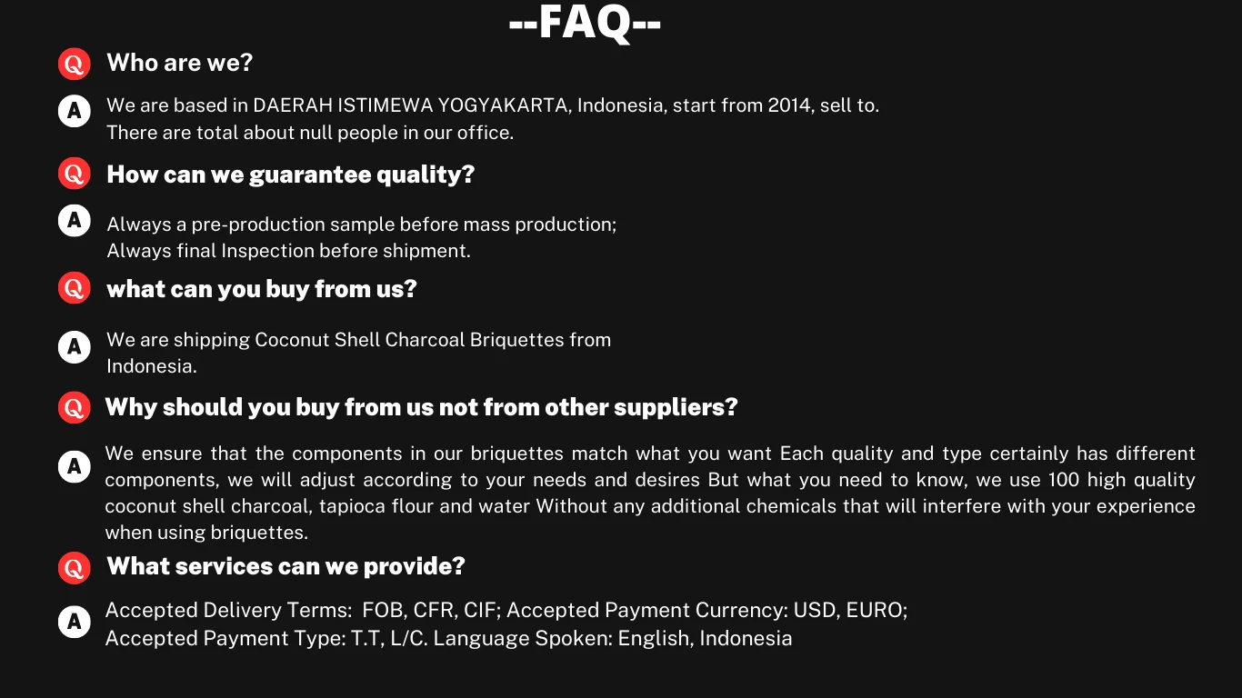 Premium Indonesian Coconut Shell Charcoal Briquettes For Barbeque Cube ...