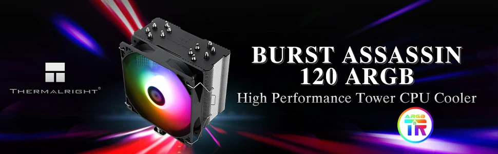 Thermalright BA120 ARGB CPU Air Cooler - Efficient Cooling