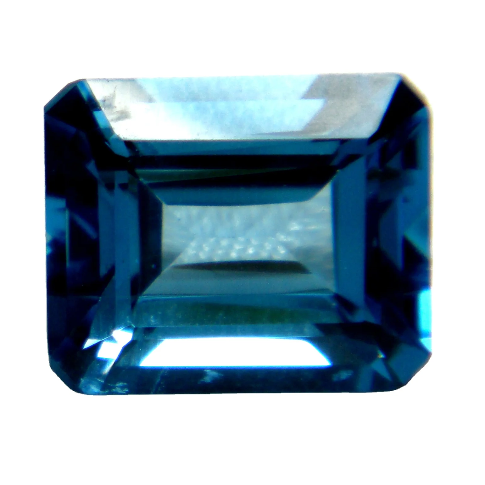 Radiant Faceted Cut Igi Gia Certified Natural Sky Blue Topaz Gemstone ...