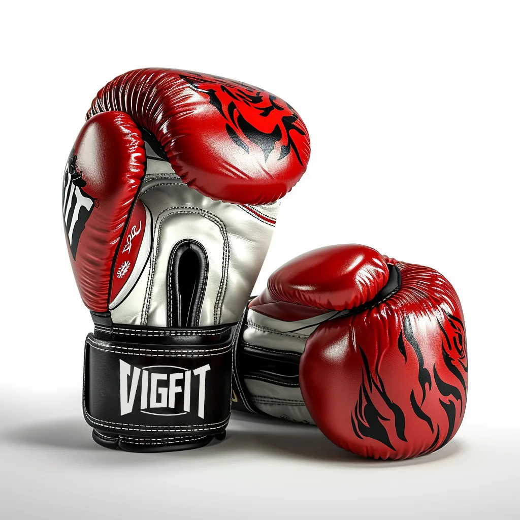 High Quality Custom Logo PU Boxing Gloves for MMA Training