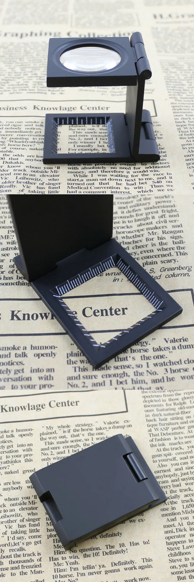 9005d Optical Filming Metal Desk Foldable 10x Magnifying Glass Lens ...