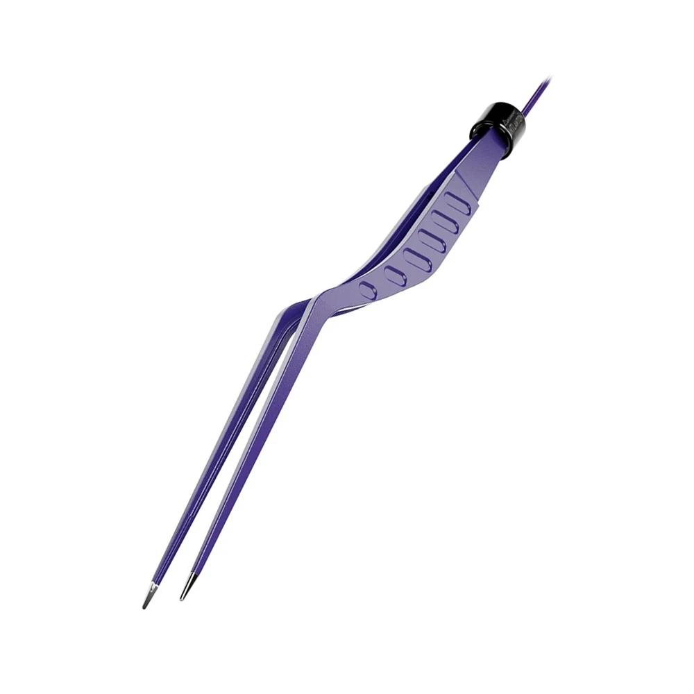 German Stainless Steel Bayonet Bipolar Forceps - Insulated & Reusable