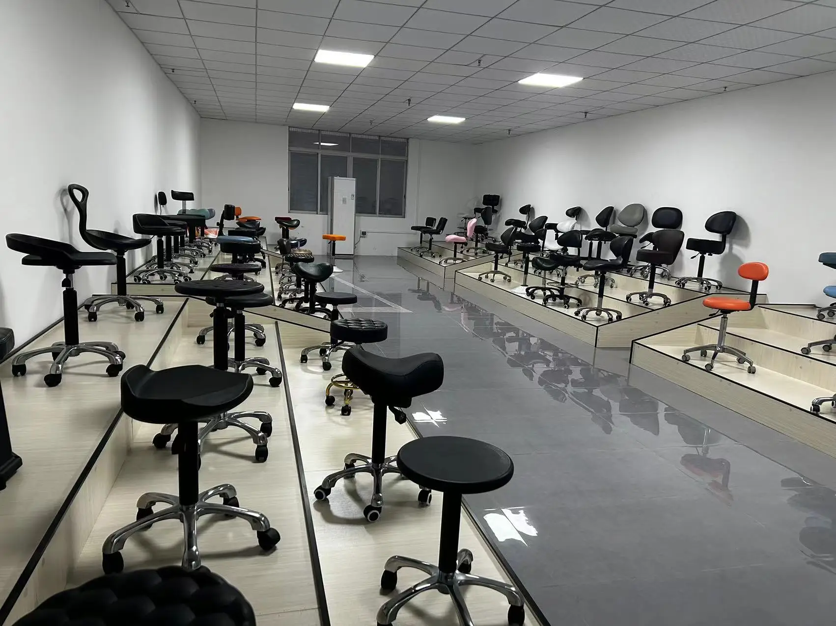 Ergonomic Swivel Saddle Stool Lab Stool Salon Hospital Dental - Buy ...