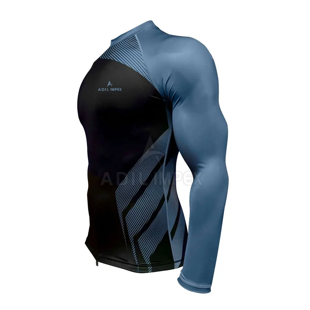 High Quality Men Compression Swimming Wear Rash Guard Customized Design ...