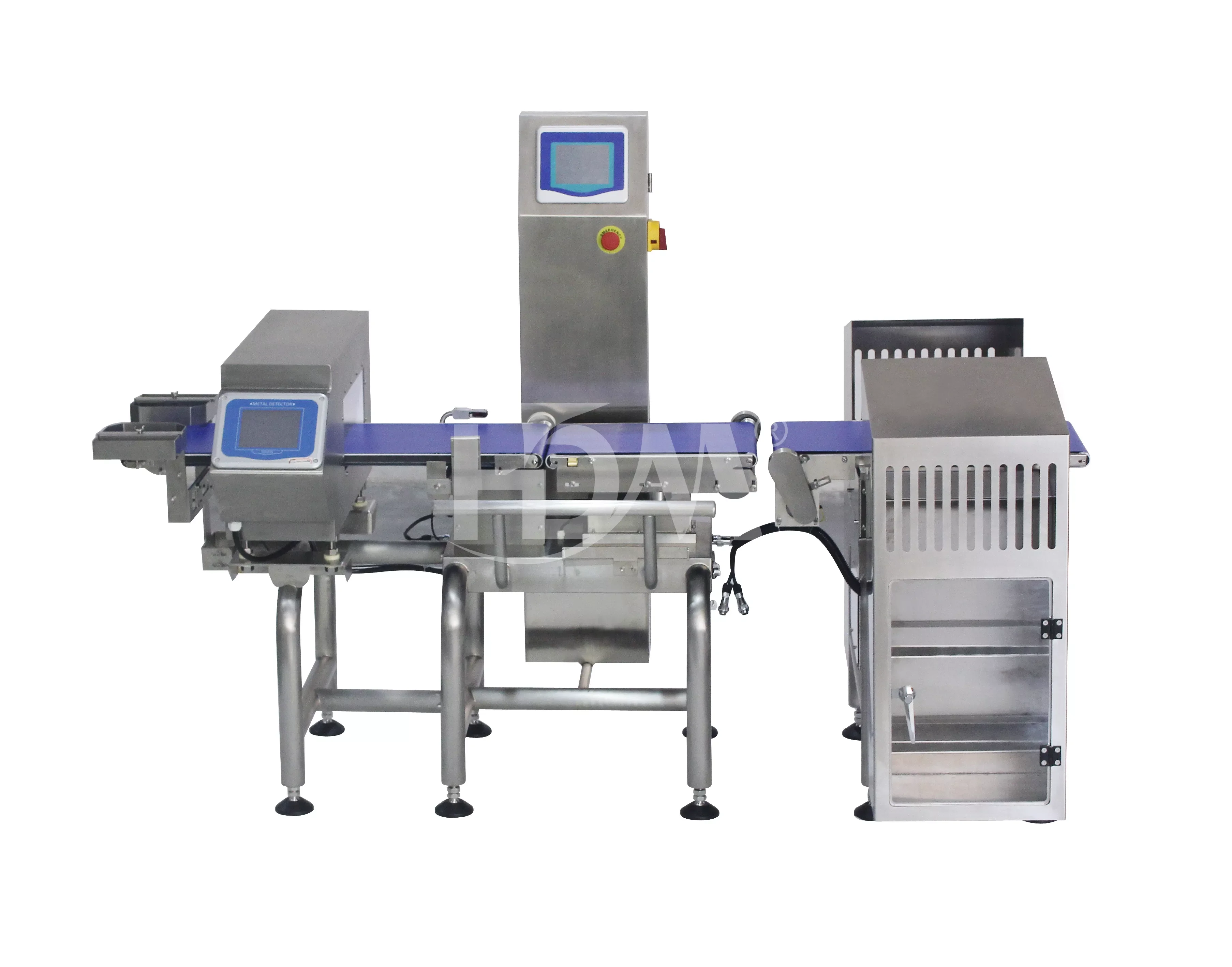 Industrial Combination Checkweigher Metal Detector for Food