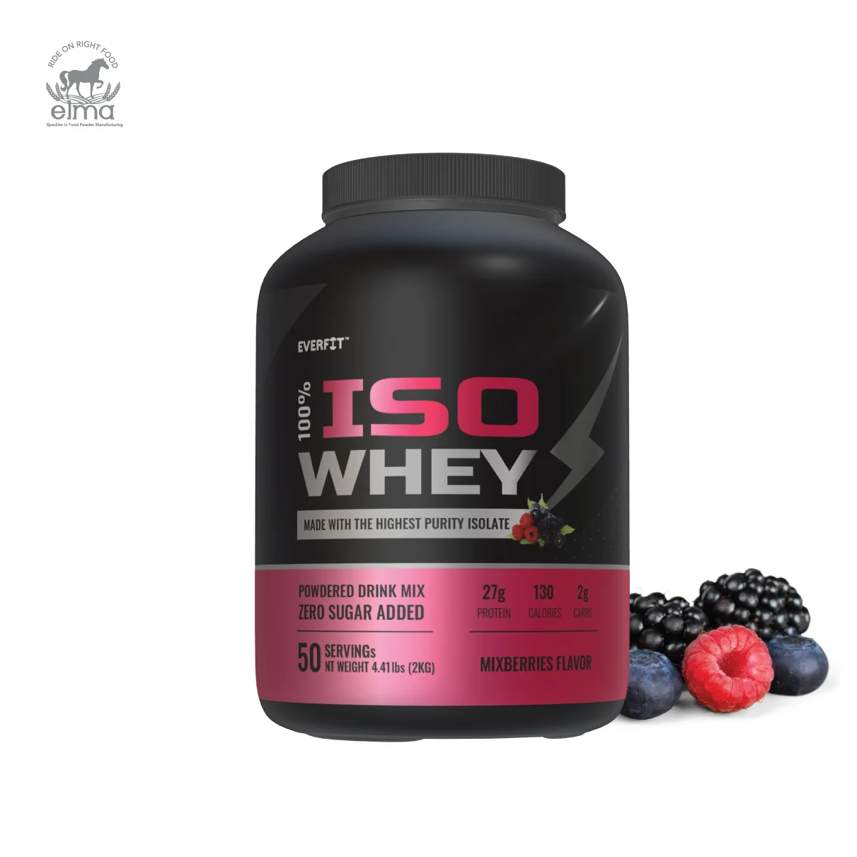 Iso Whey Protein Powder Body Building Sport Supplement Strawberry ...