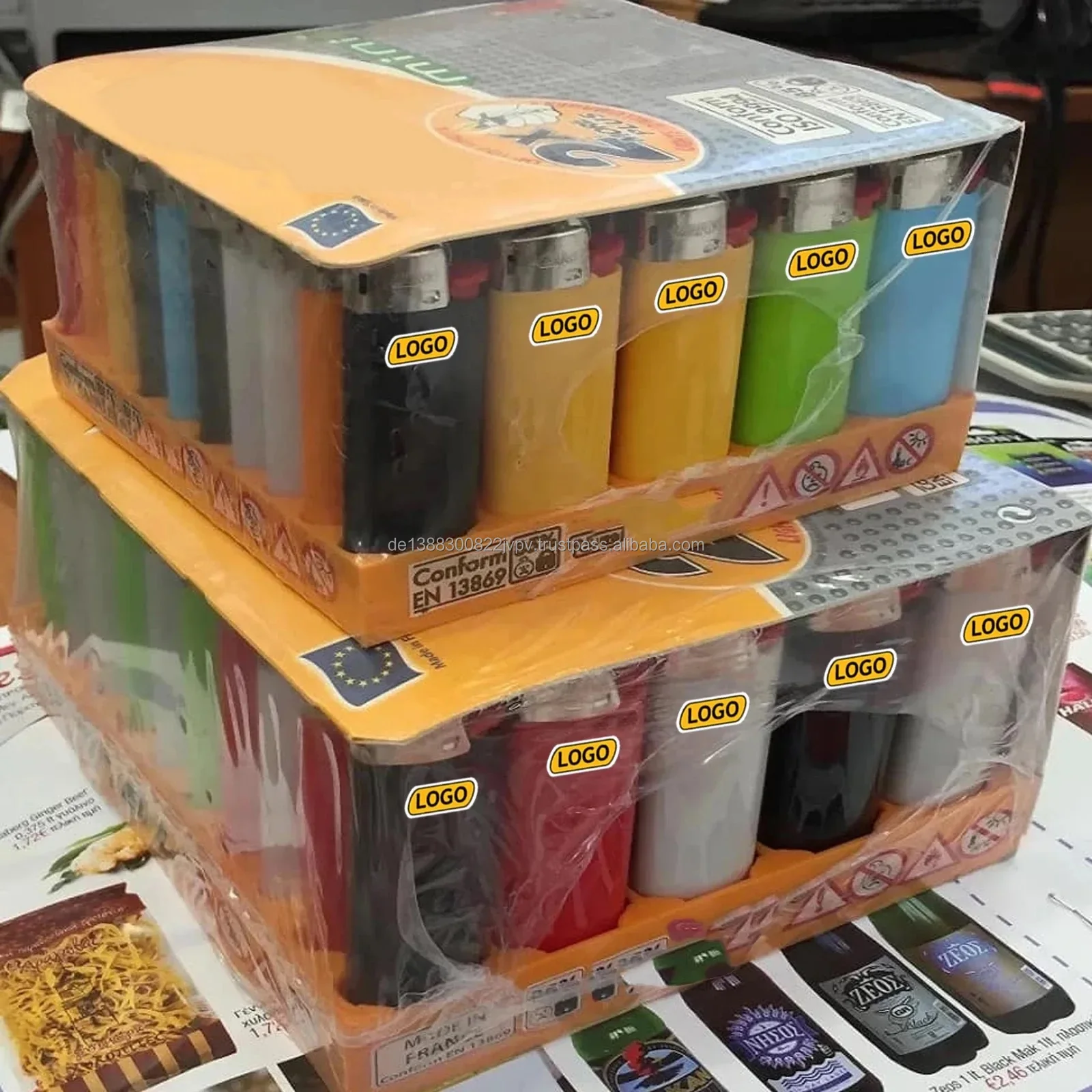 Waterproof Colored Refillable Cricket Lighters /disposable Cricket ...