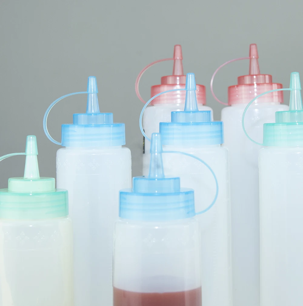 15 Oz Plastic Seasoning Condiment Squeeze Bottle 1-piece Food Grade ...