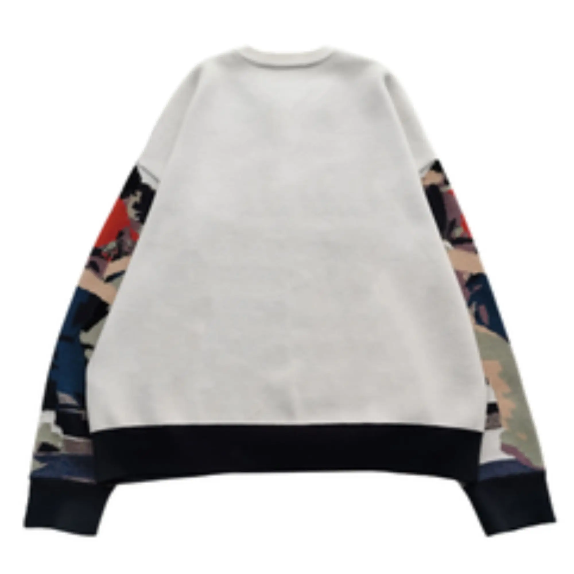 Custom Men Knitted Streetwear Sweater Oversize Pullover Street Jacquard ...