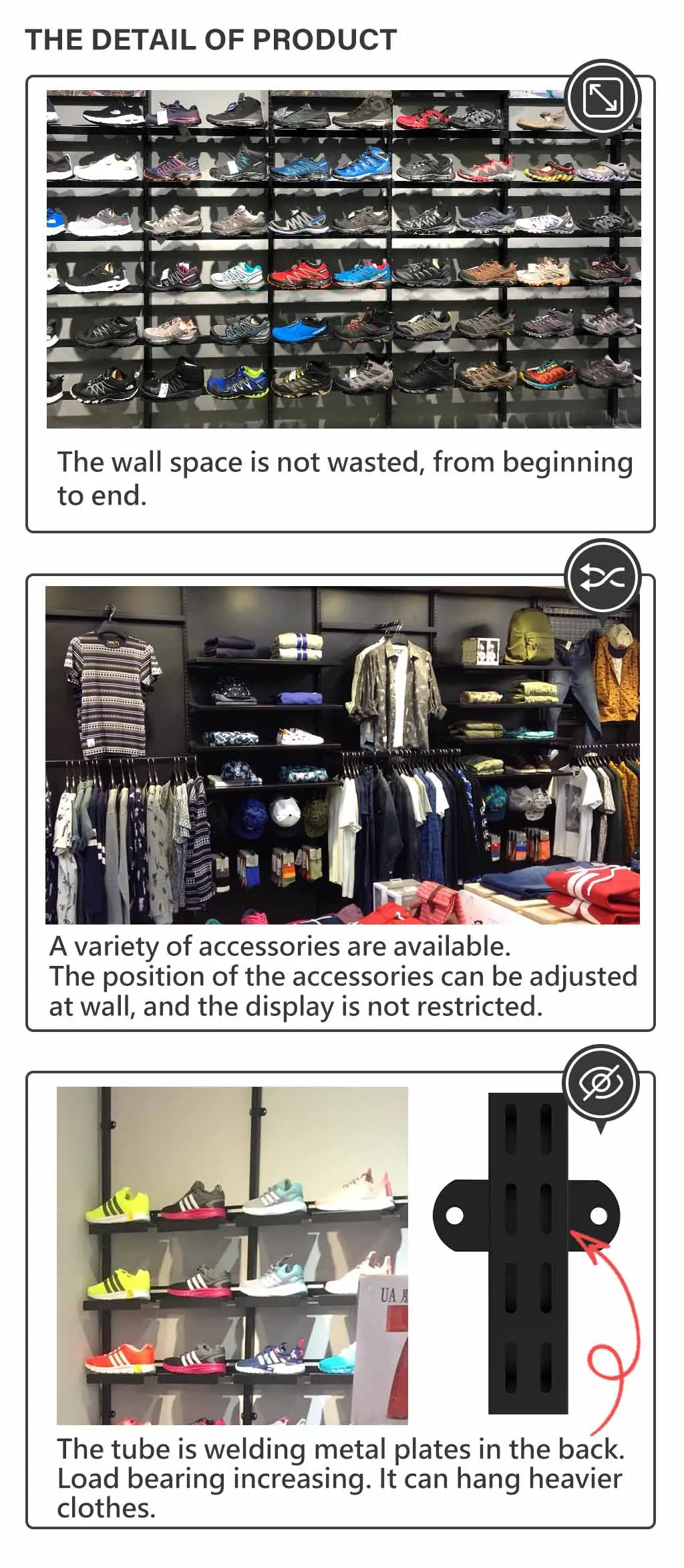 1"x2" Outrigger Upright Wall Store Rack - Buy Coffee Mug Wall Rack ...