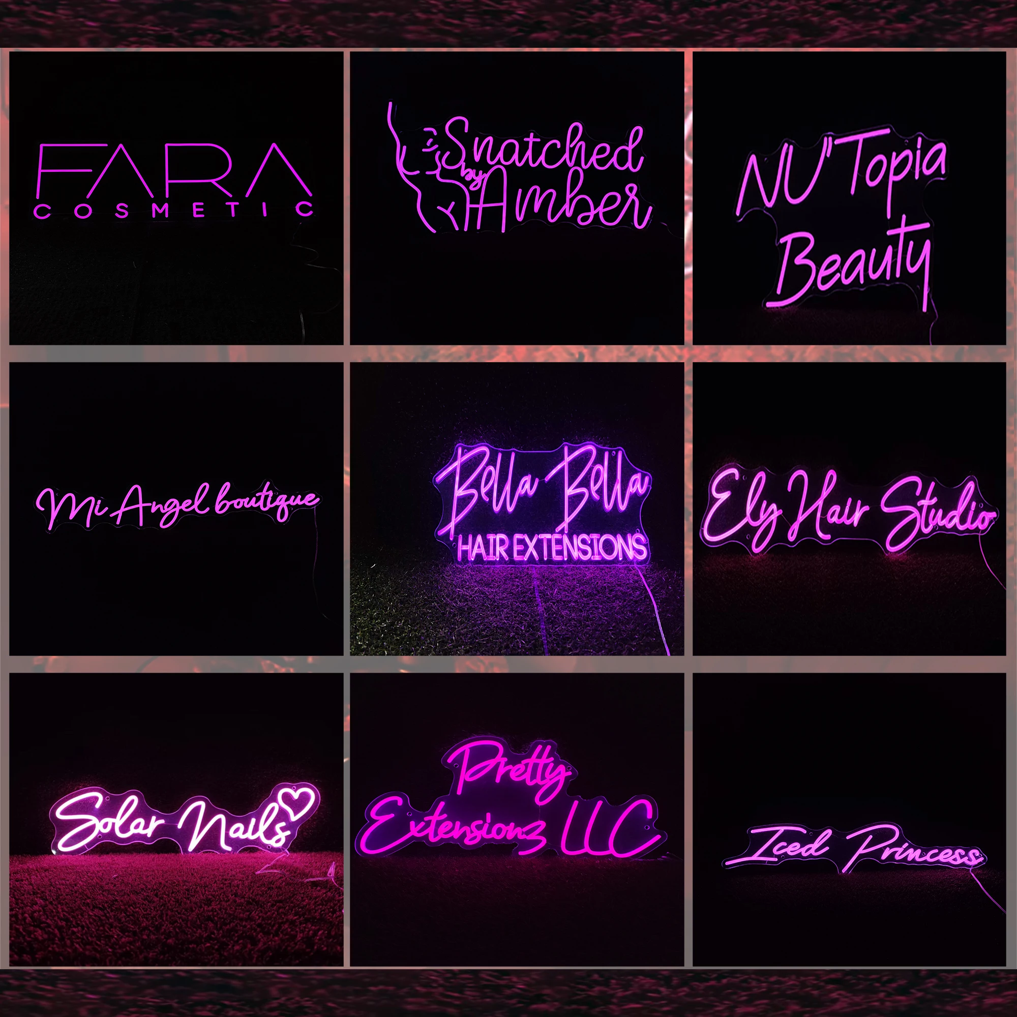 Beautiful Room Led Neon Sign Decorative Led Light Up Sign For Store ...