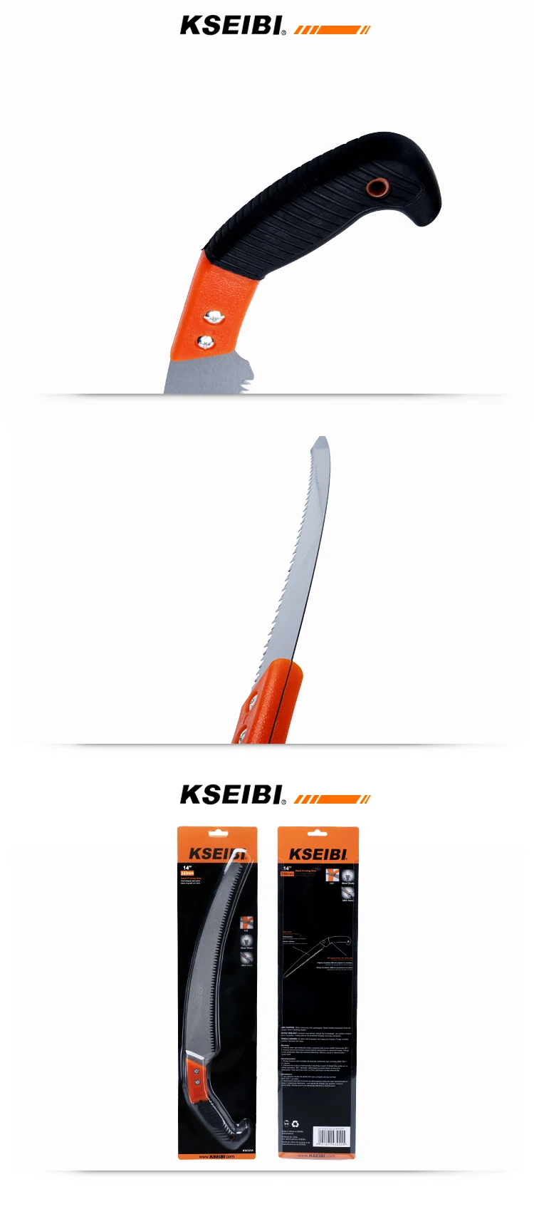Kseibi Hand Pruning Saw Pull-stroke Saw Blade Woodworking Tool Garden ...