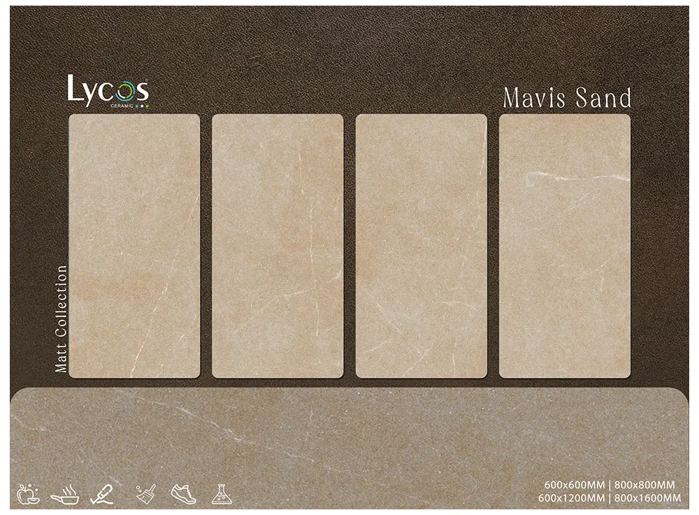 High Quality Luxury Floor Tile 600x1200mm Mavis Sand Floor Tiles ...