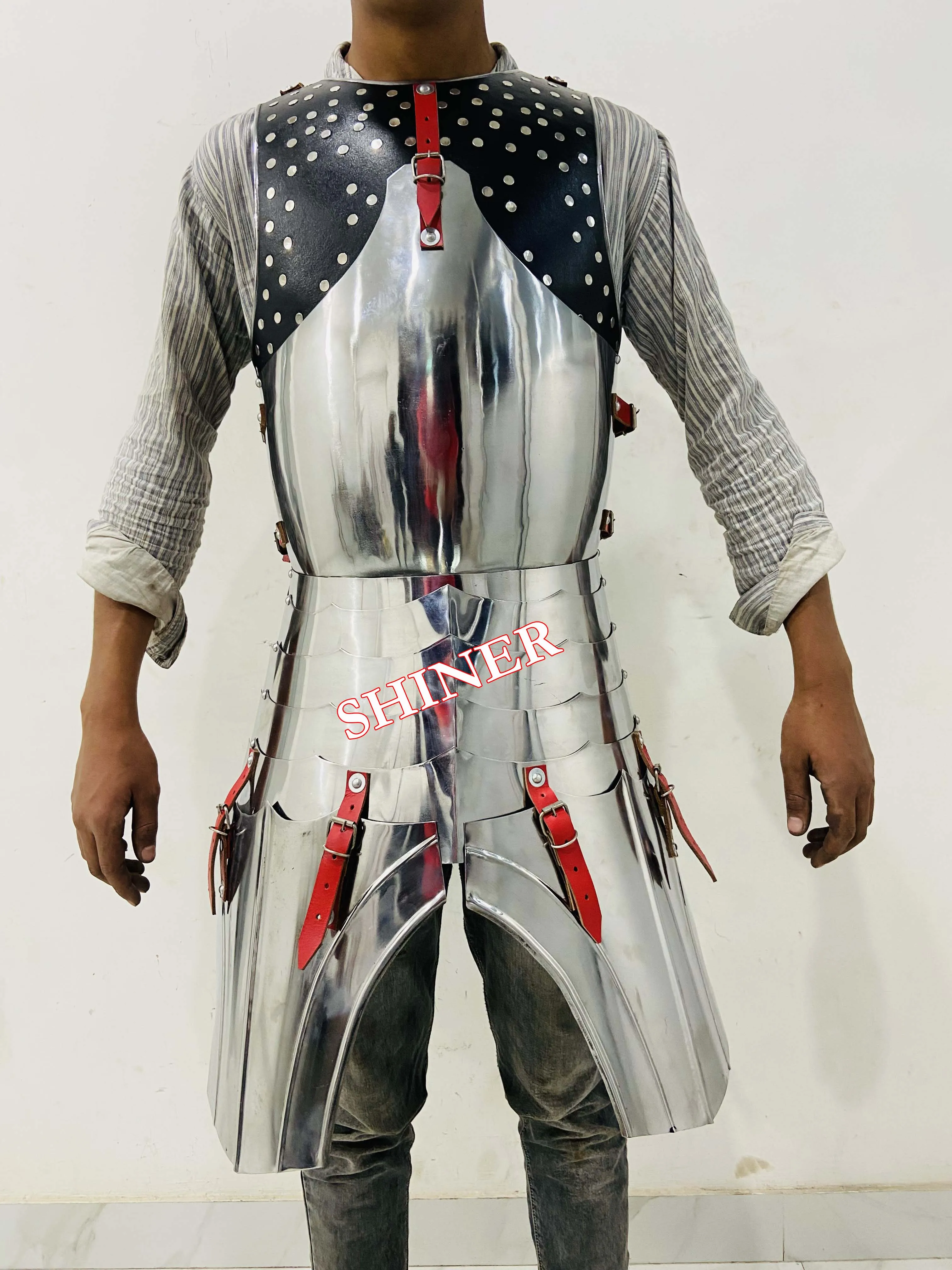 Medieval Knight Breastplate Jacket Wearable Of Armor Crusader Gothic ...