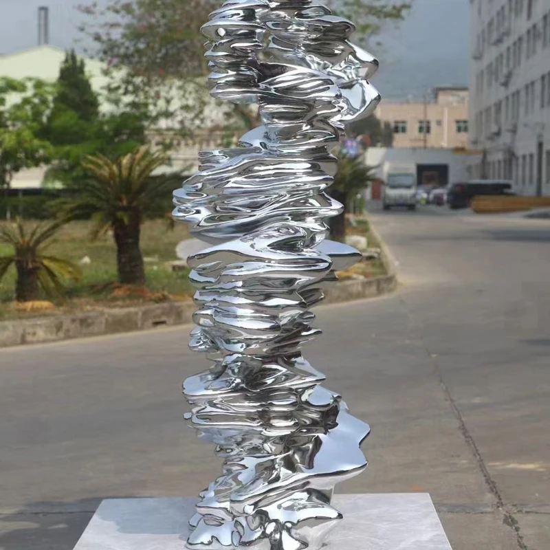 Modern Urban Statue - Large Famous Abstract Art Sculpture