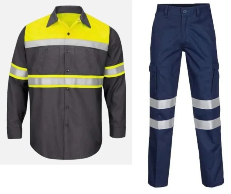 Custom Hi Vis Work Uniform Reflective Safety Clothing Worker ...