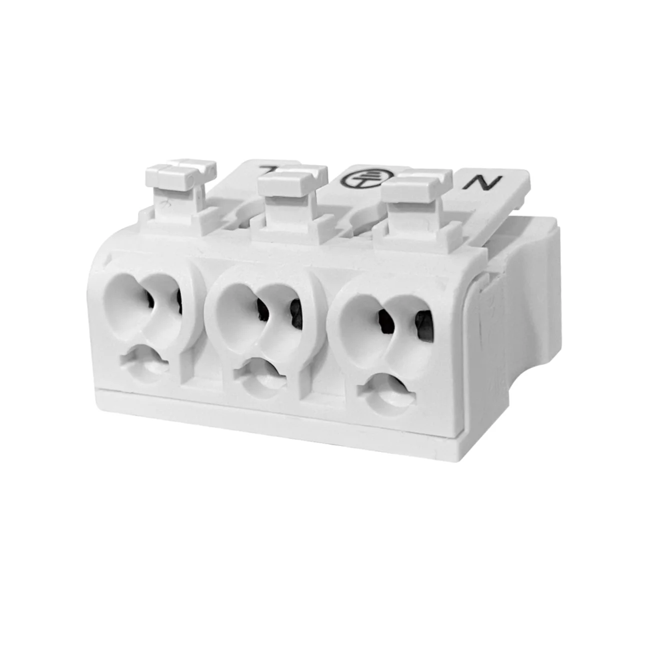 Cm-238-3p Spring Terminal Blocks 24a 450v Copper Alloy Ip20 10.0mm ...