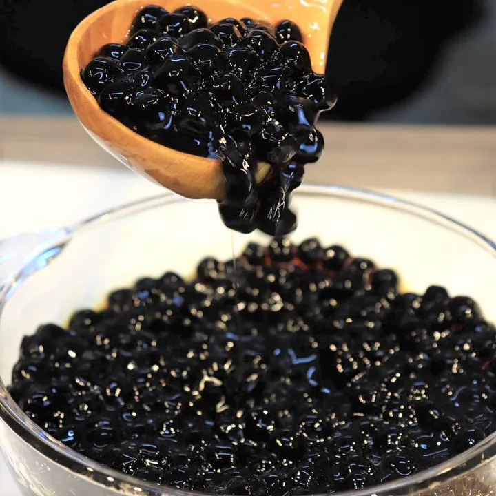 Black Tapioca Pearls Boba Bubble Tea Ready in 5 Minutes High Quality ...