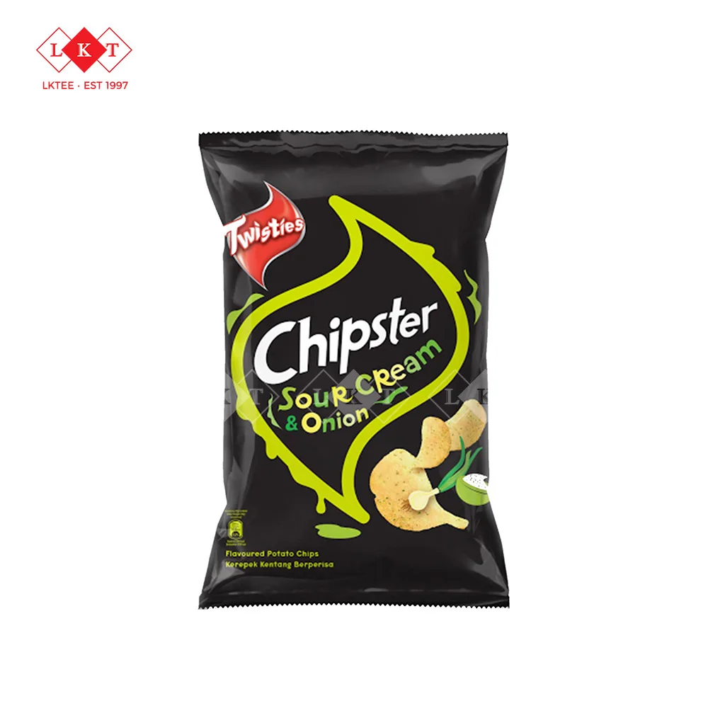 Twisties Chipster 130G - Sour Cream & Onion Potato Chips