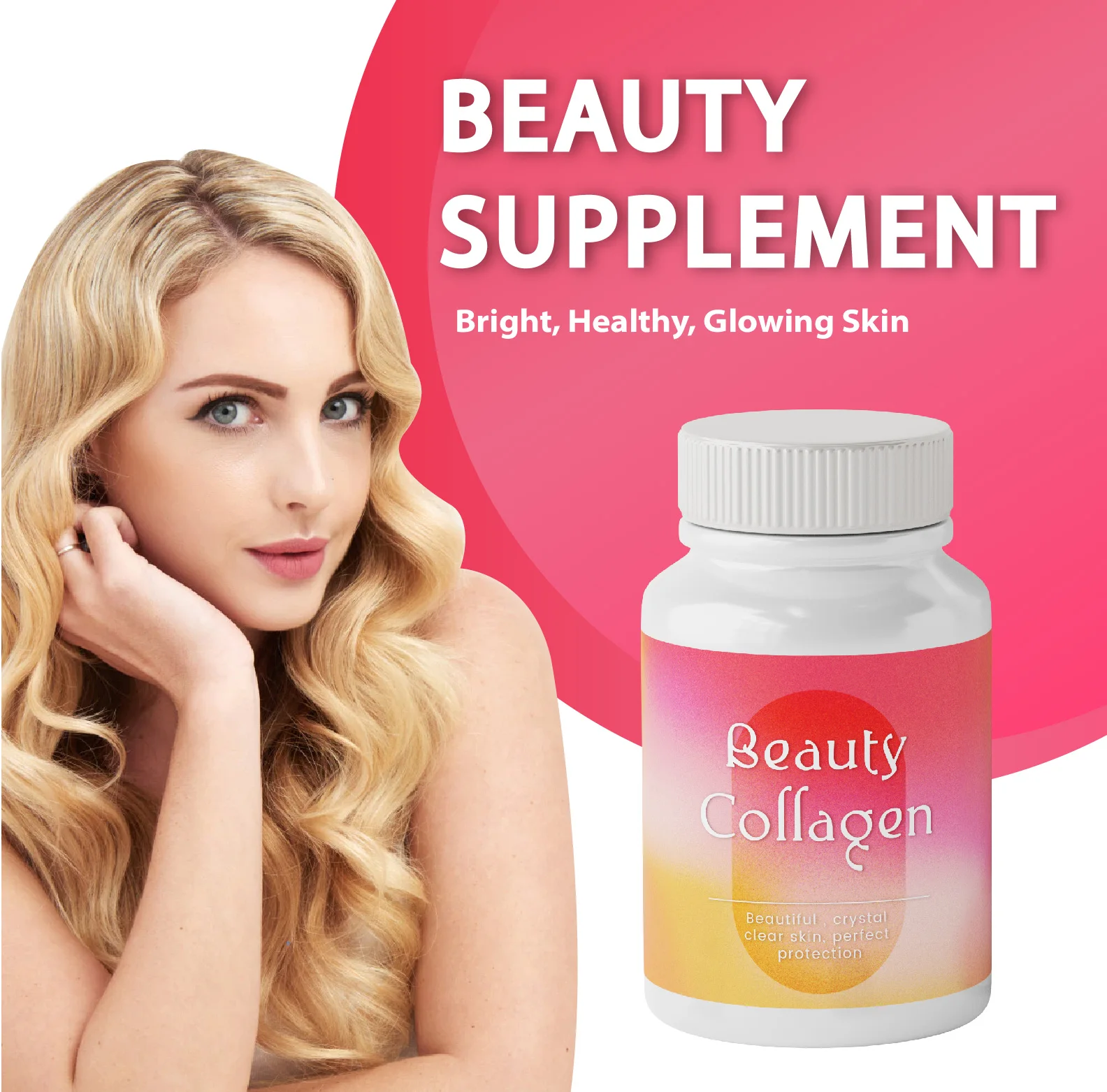 Private Label Collagen Vitamin C Snow Skin Whitening Reduce Capsules ...