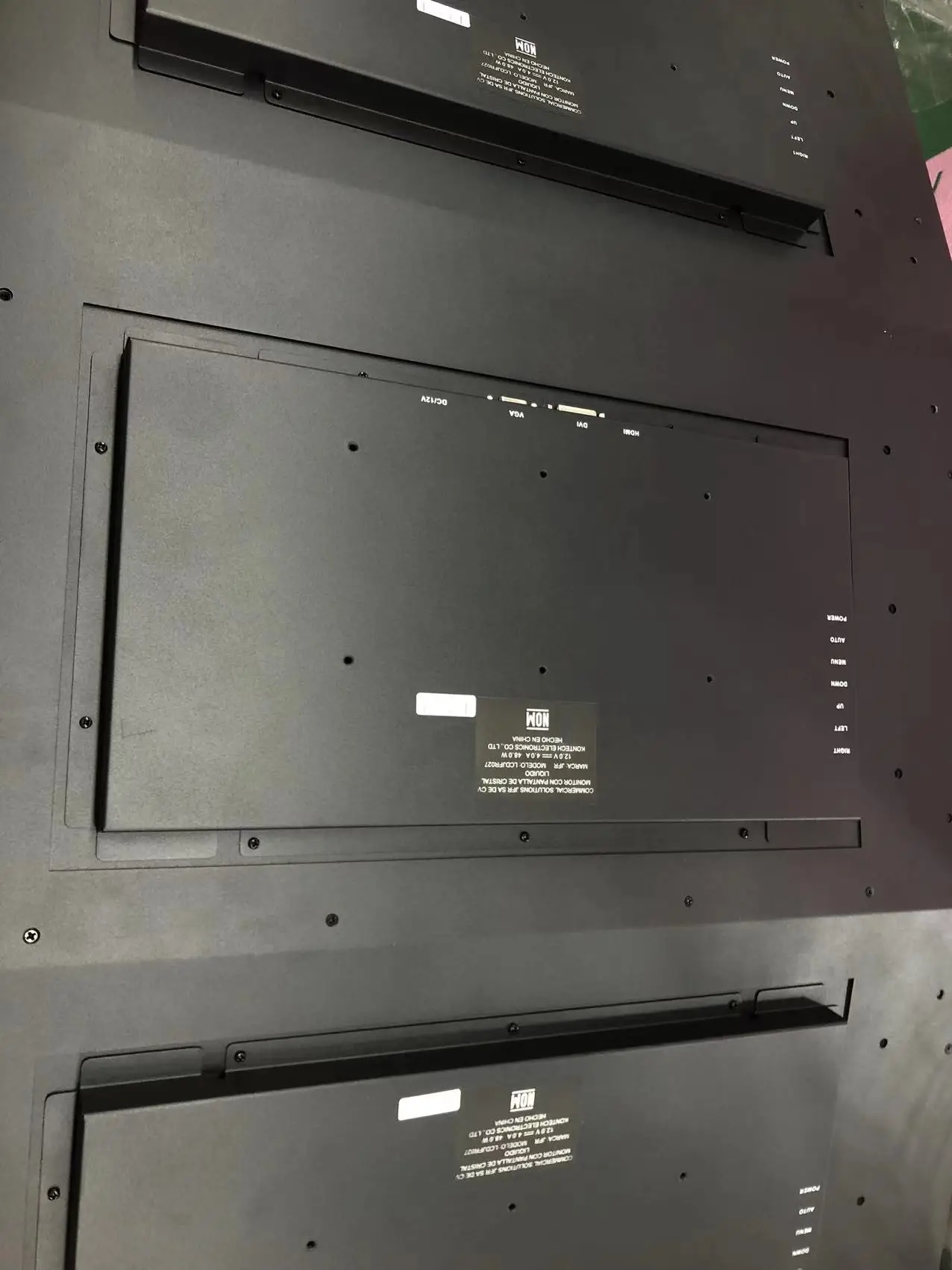 Metal Casing 27-55 Inch Flat Display 10-point LCD Capacitive Touch ...