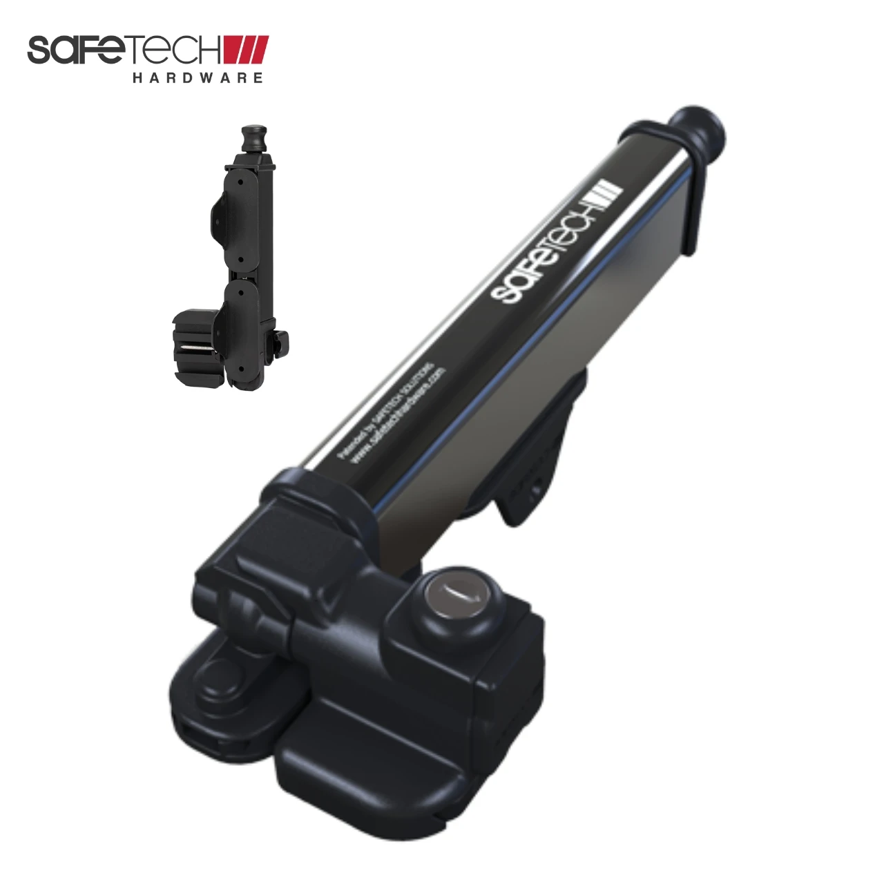 Safetech 22" Top Pull Pvc Latch Magnetic Gate Latch Swimming Pool Gate ...