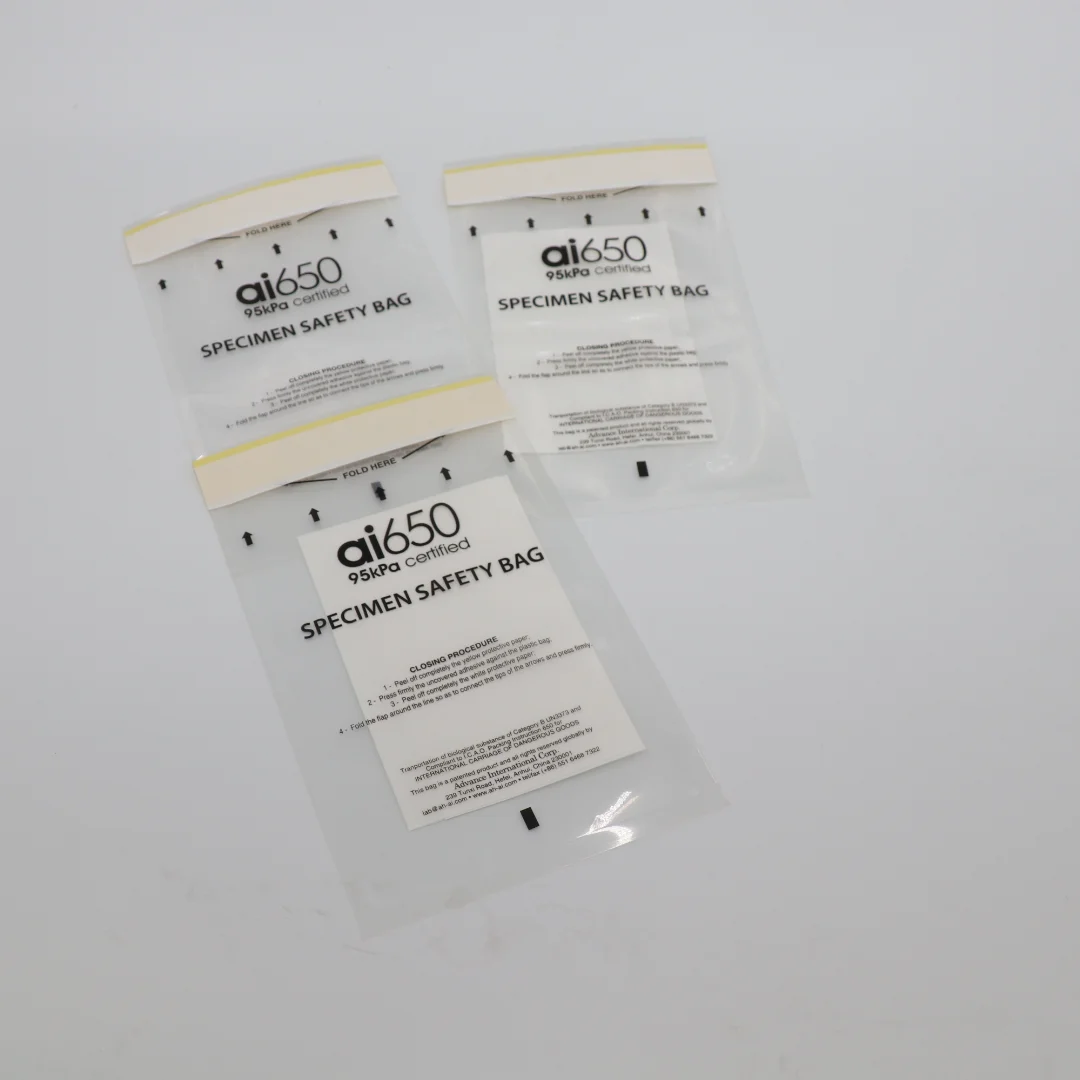 Medical Disposable Biological Custom Zip Lock Yellow Red Ziplock ...