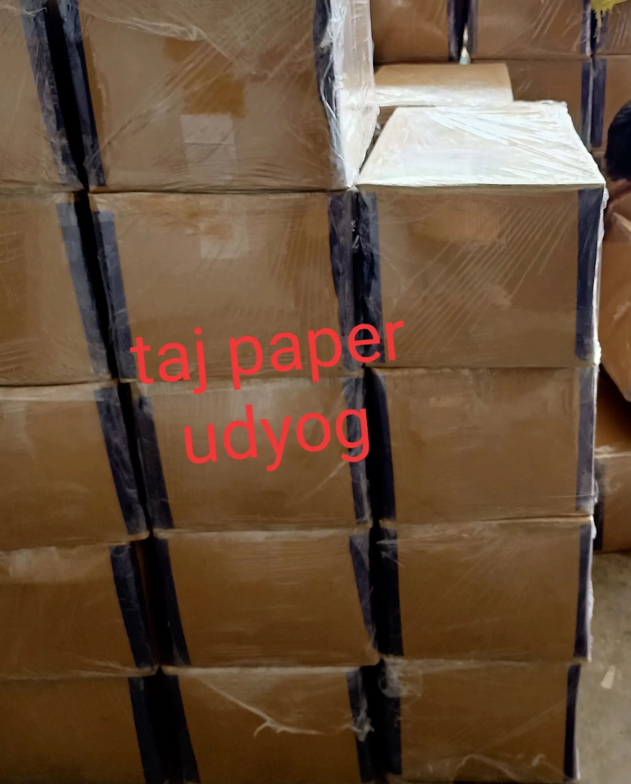 A5 Handmade Deckle Edges Burnt Paper Mechanical Pulp White Beige Color ...